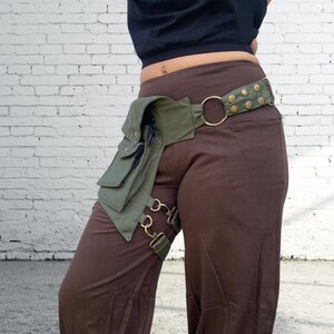 Raven Utility Belt V2~ Mishu ~ Utility Belt , Larp Belt , Canvas ...