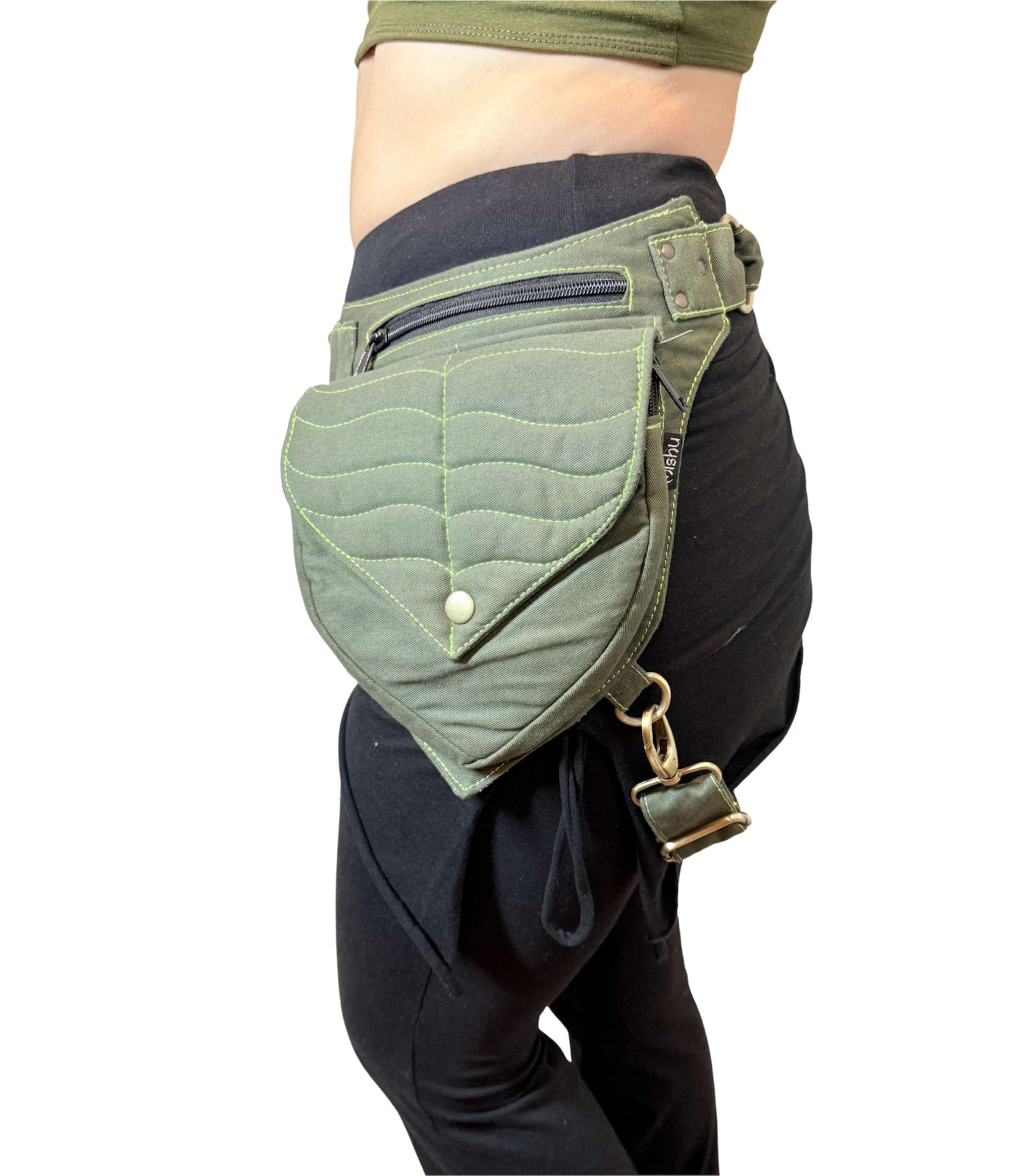Elven Leaf Satchel Belt Bag: Festival Utility Belt, Leg Purse - Etsy