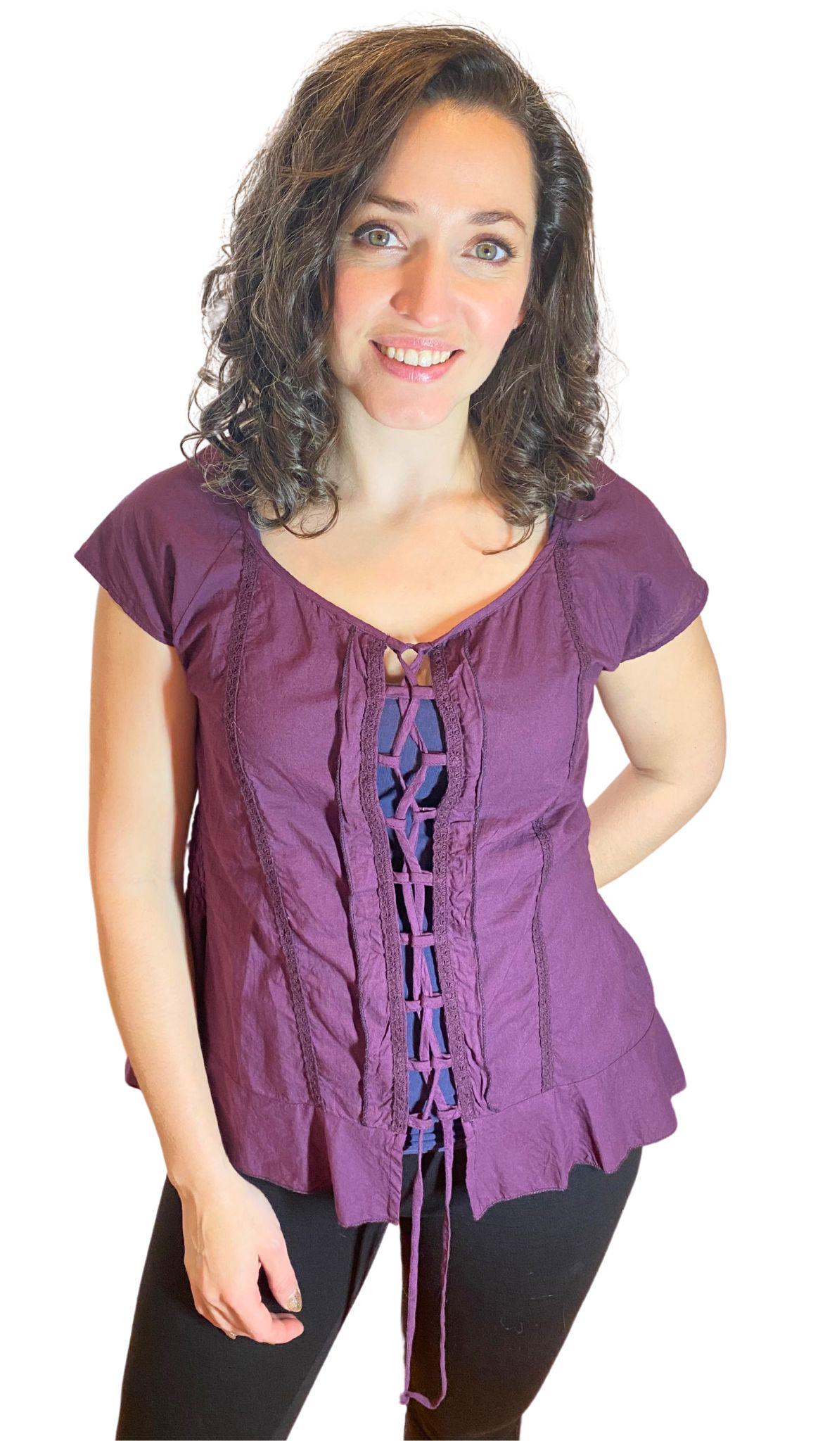 Folklore Top ~ Mishu ~ Festival Clothing , Corset Front , Summer ...