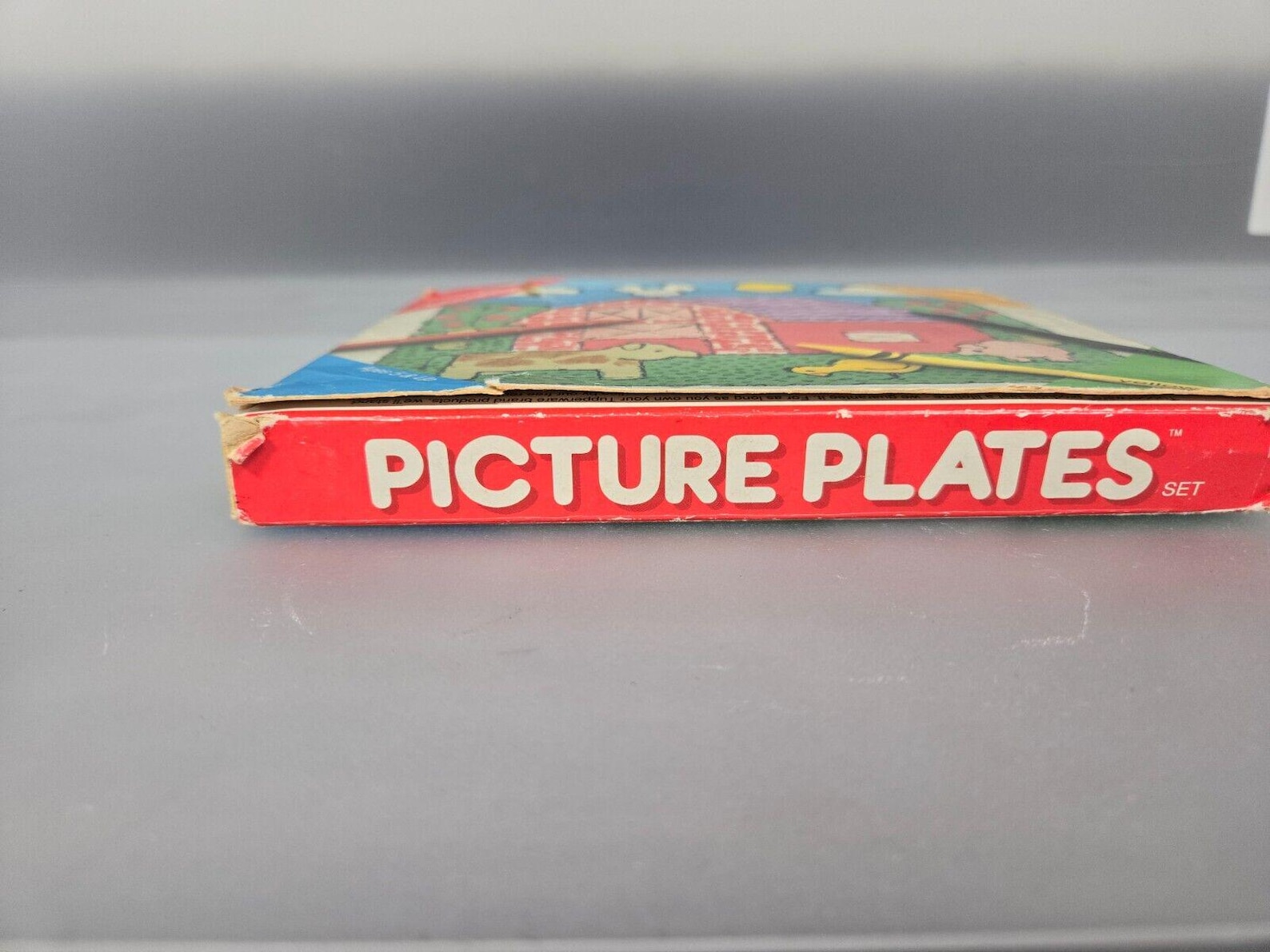 1990 Tupperware Tupper Toy Picture Plates Double-sided in Box-rubbing ...