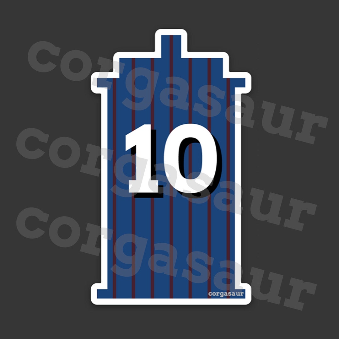 10th Doctor Inspired Outfit Pattern Inside Police Box Silhouette ...