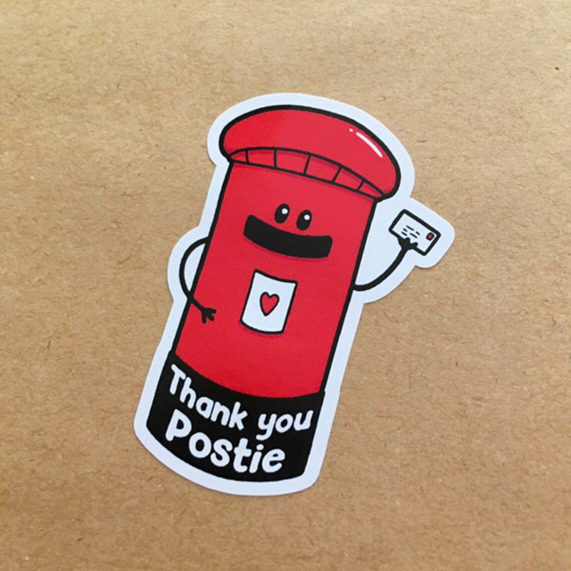 72 Thank You Postie Postman in the UK Postal Worker Stickers | Etsy