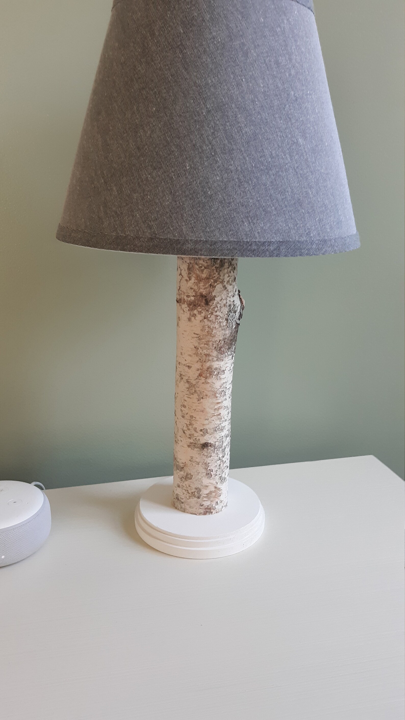 Real Birch Log Lamp - Rustic Wooden Farmhouse Table Lamp - Etsy