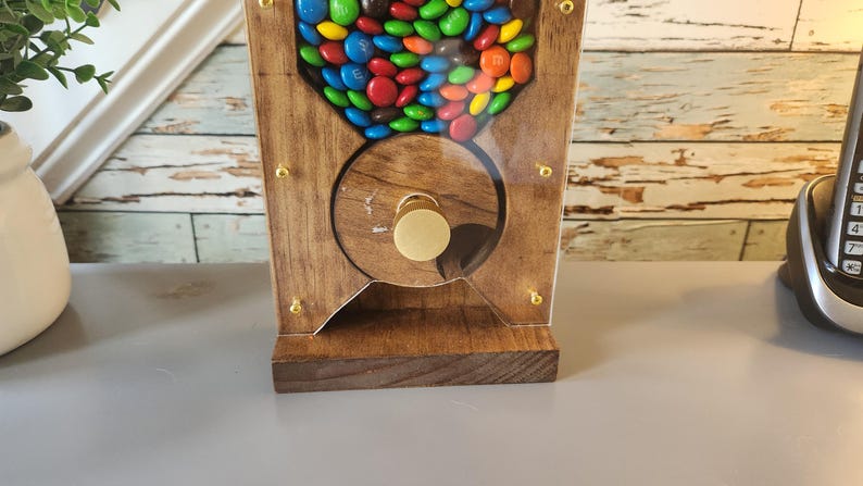 Handmade Wooden Candy Dispenser for M&m's, Skittles, Snacks - Etsy