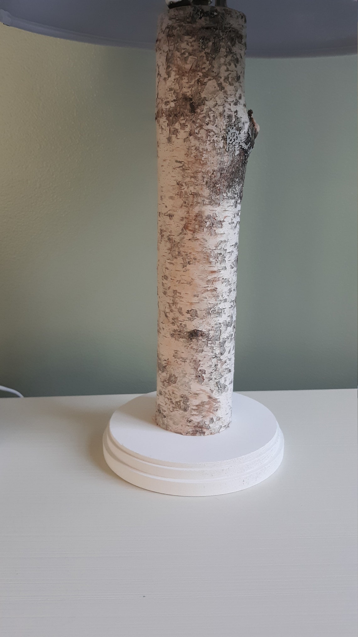 Real Birch Log Lamp Rustic Wooden Farmhouse Table Lamp - Etsy