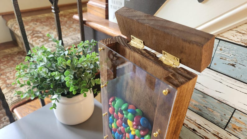 Handmade Wooden Candy Dispenser for M&m's, Skittles, Snacks - Etsy