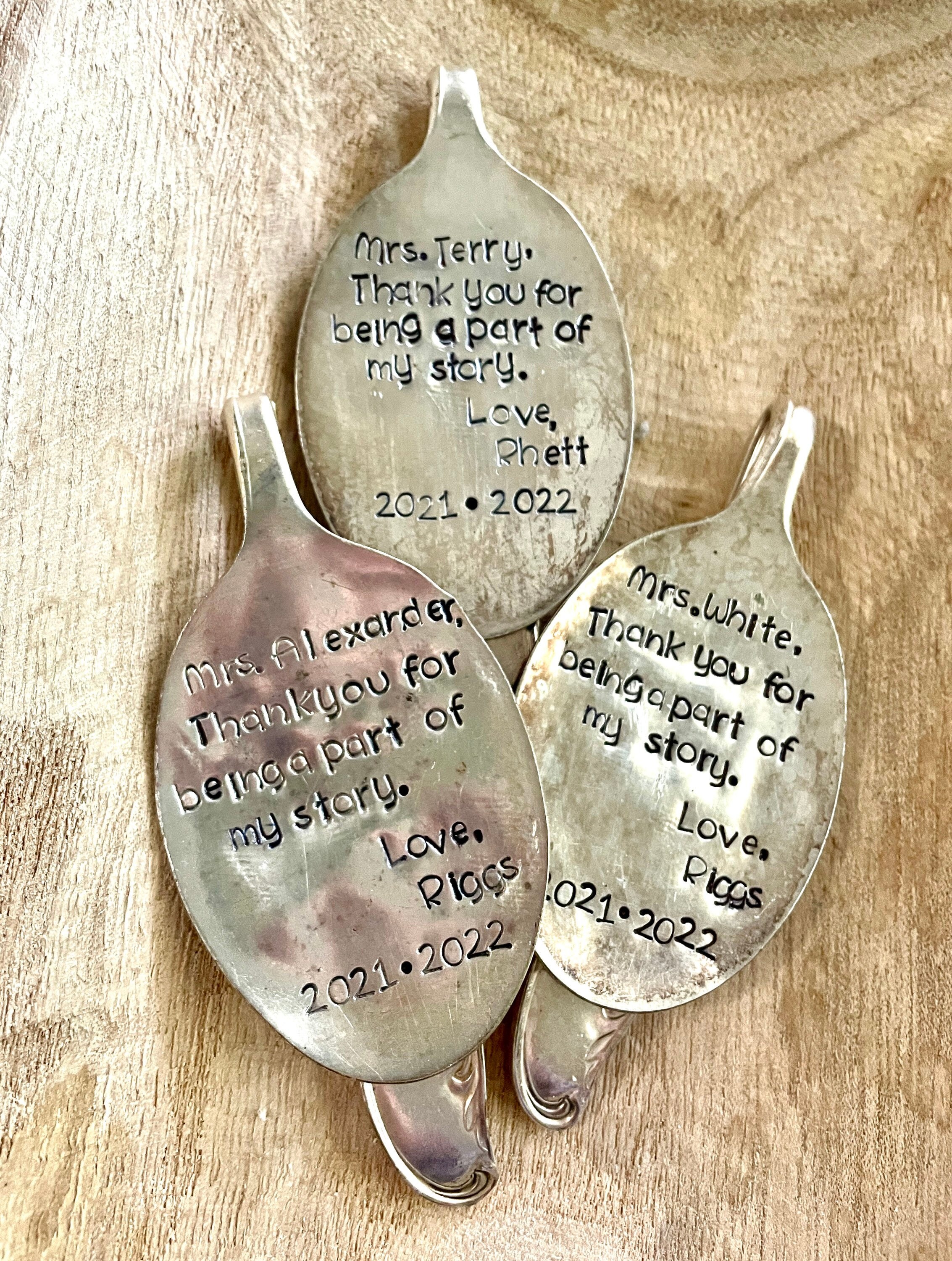 Custom, Unique Bookmark, Hand Stamped and Personalized, Up-cycled - Etsy