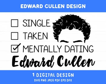Edward Cullen Svg | Etsy