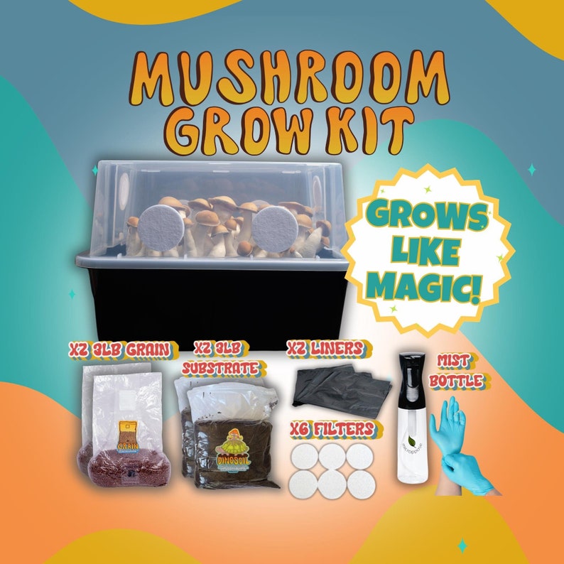 Beginner's Mushroom Grow Kit | Microppose Monotub Easy Cultivation | Magic Mono-tub Tek DIY ...