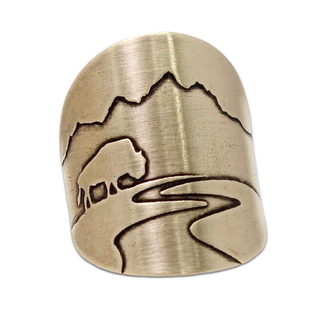 Nature Inspired Outdoor Jewelry Bison Ring Nature Jewelry. - Etsy