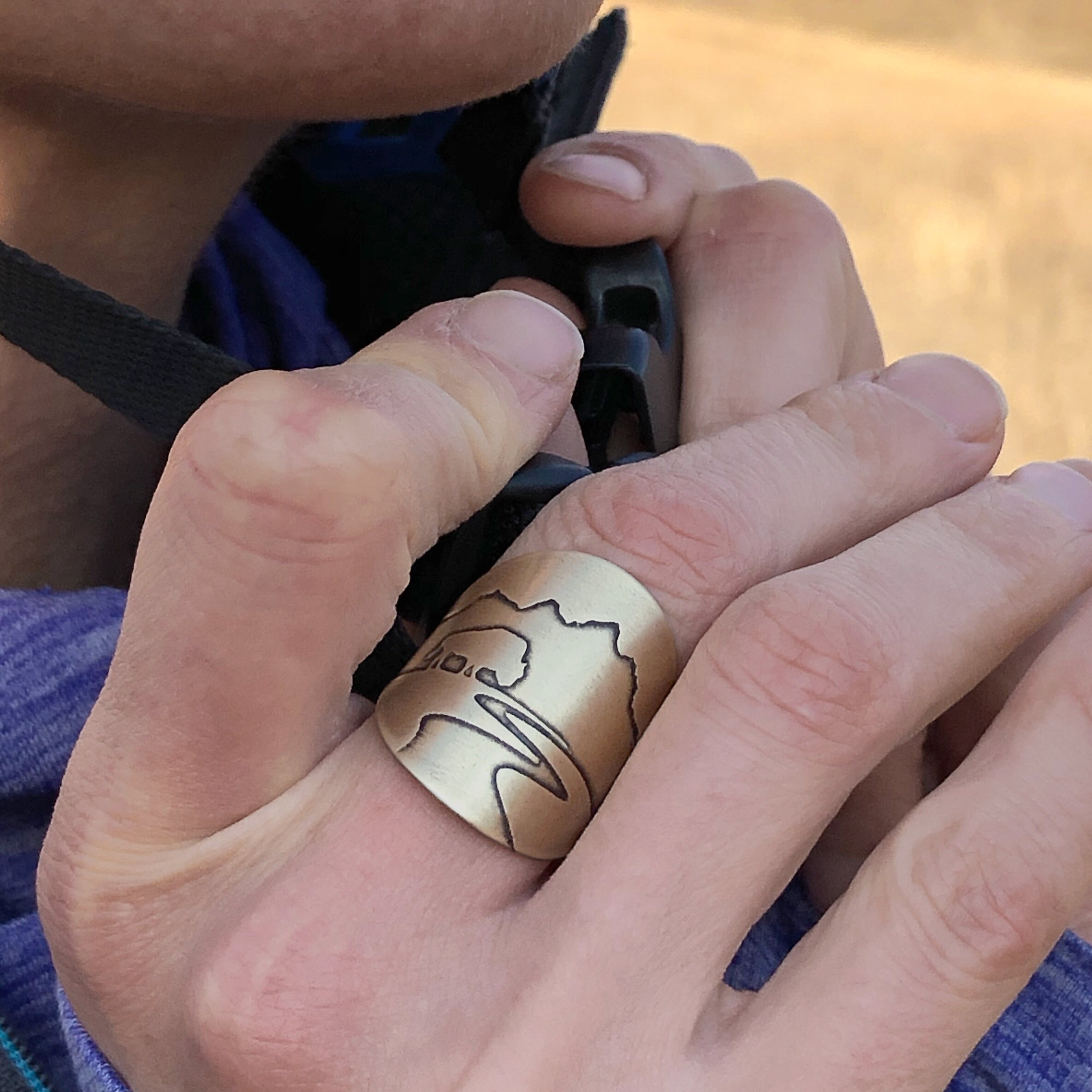 Nature Inspired Outdoor Jewelry Bison Ring Nature Jewelry. | Etsy