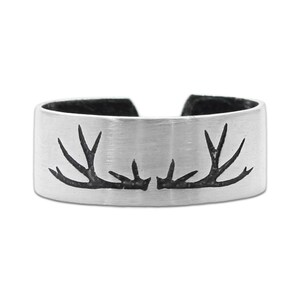 Antler Adjustable Ring Jewelry for the Hunter Nature Lover - Etsy