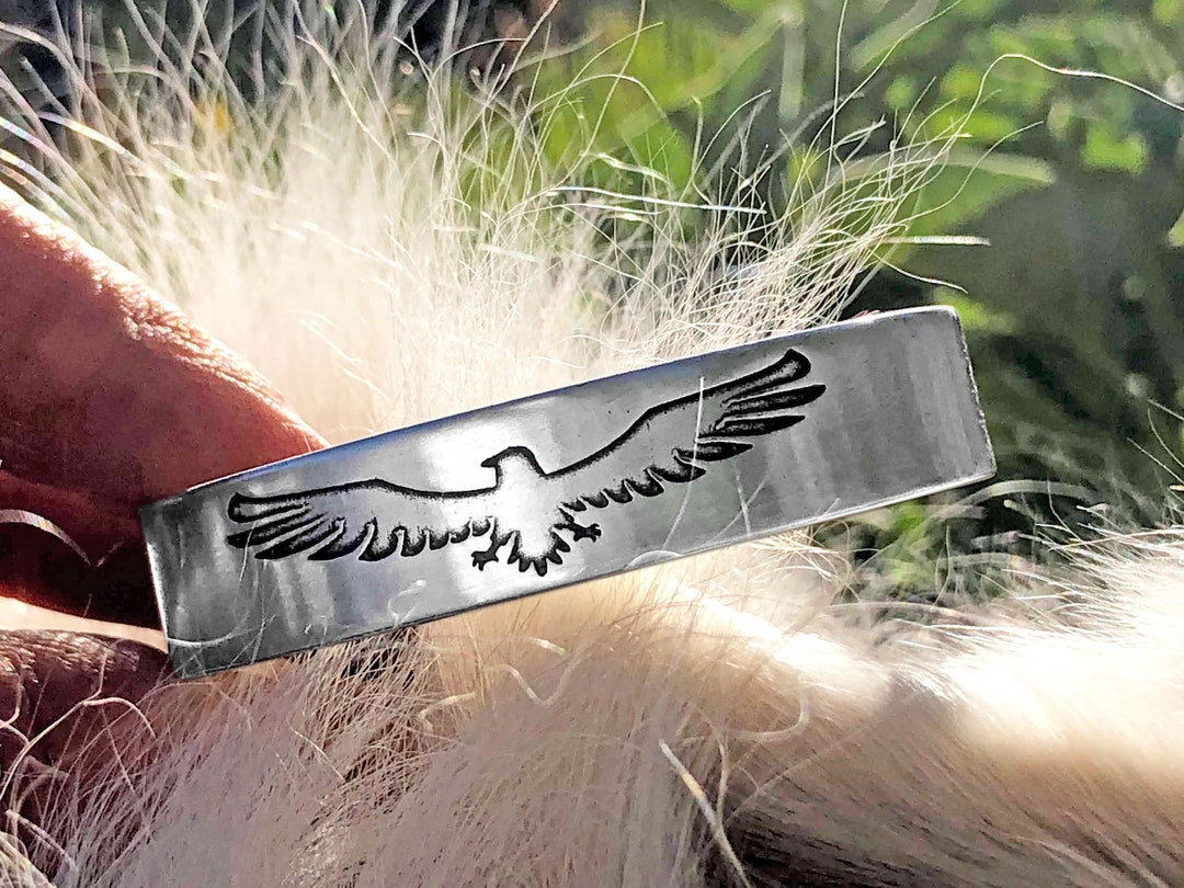 Freebird Eagle Matte Silver Cuff. Eagle Cuff for Men or Women, Nature ...