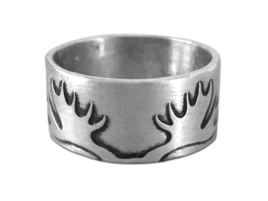 Moose Antler Ring Mountain Jewelry Nature Inspired Ring - Etsy