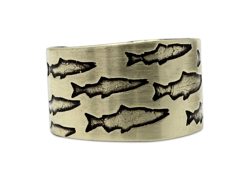 Salmon Adjustable Ring Perfect Gift for Those Who Love to - Etsy