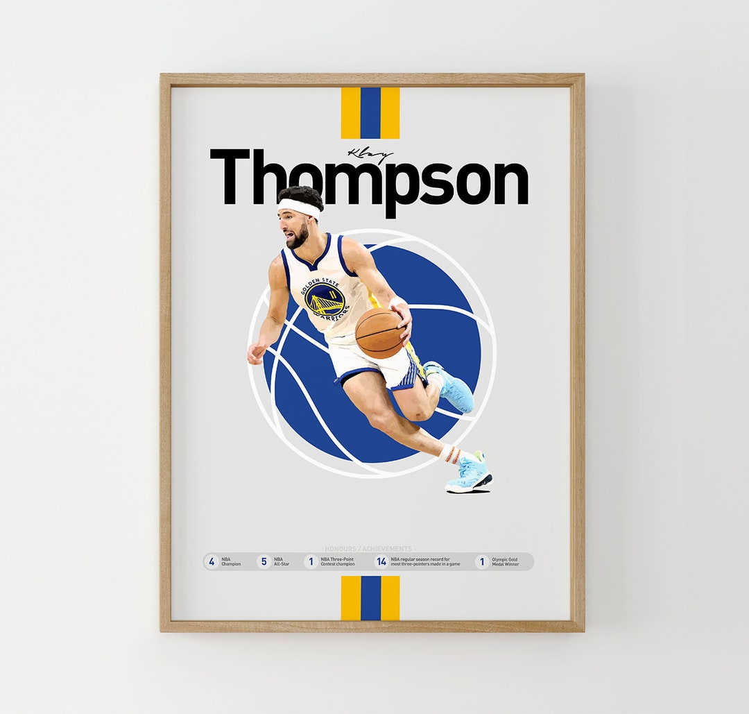 Klay Thompson Poster, Klay Thompson Print, Minimalist Poster ...
