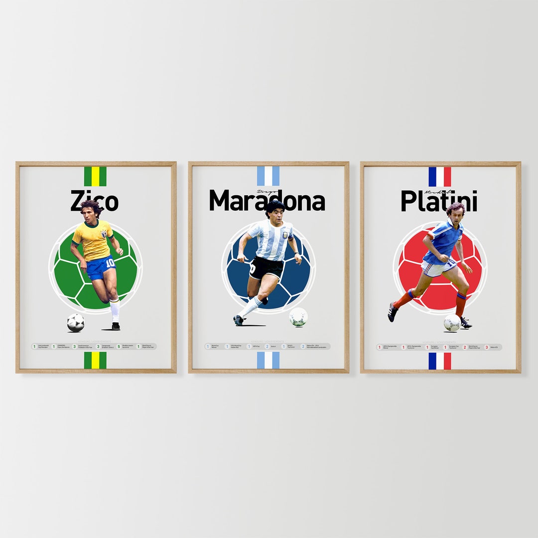 80s Greats Posters Bundle, Office Wall Art, Nostalgia, Zico Print ...