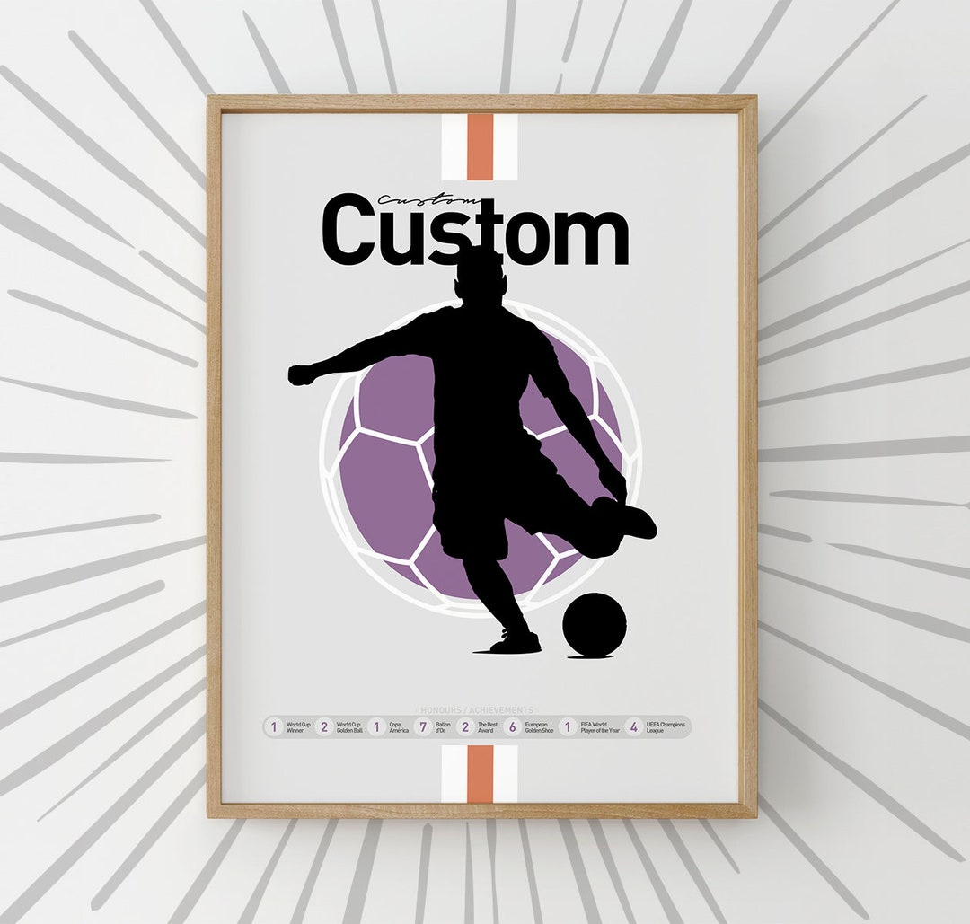 Choose Your Player Custom Sports Poster, Custom Sports Print, Custom ...