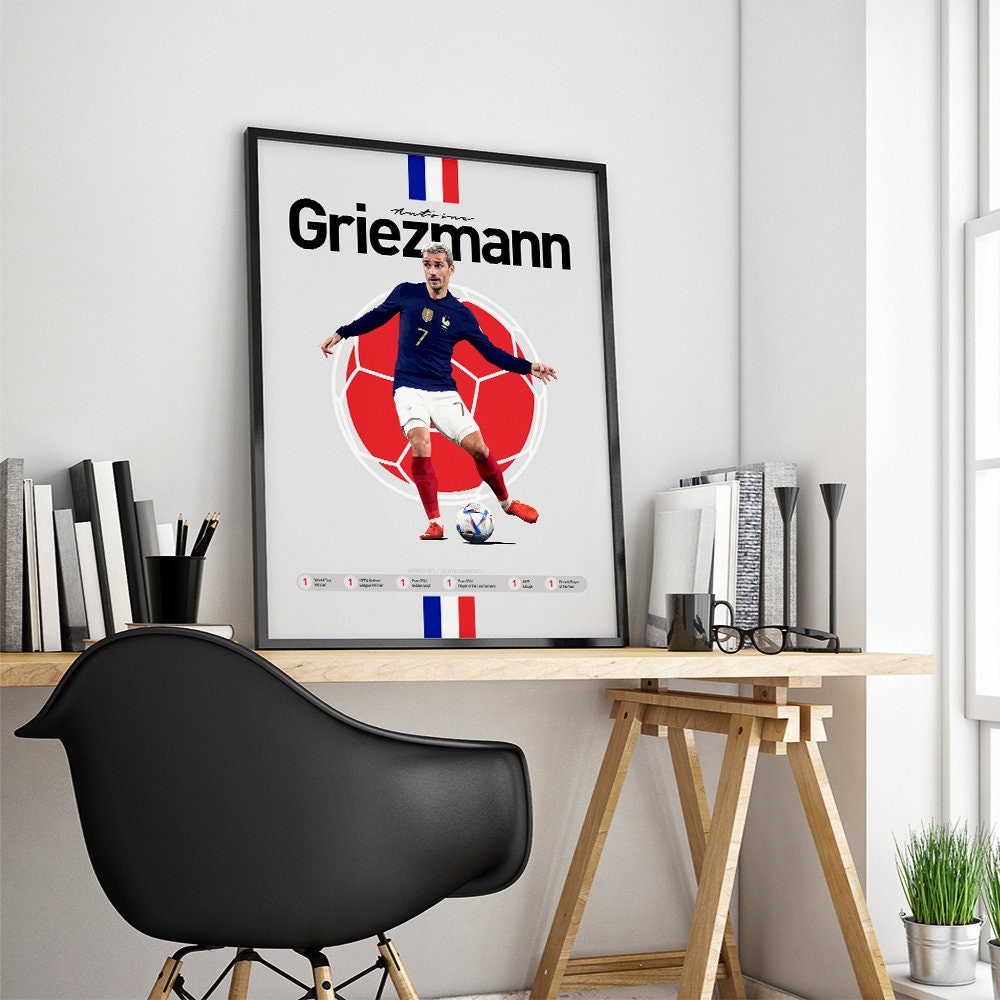 Antoine Griezmann France Poster, Antoine Griezmann Poster sold by Three ...