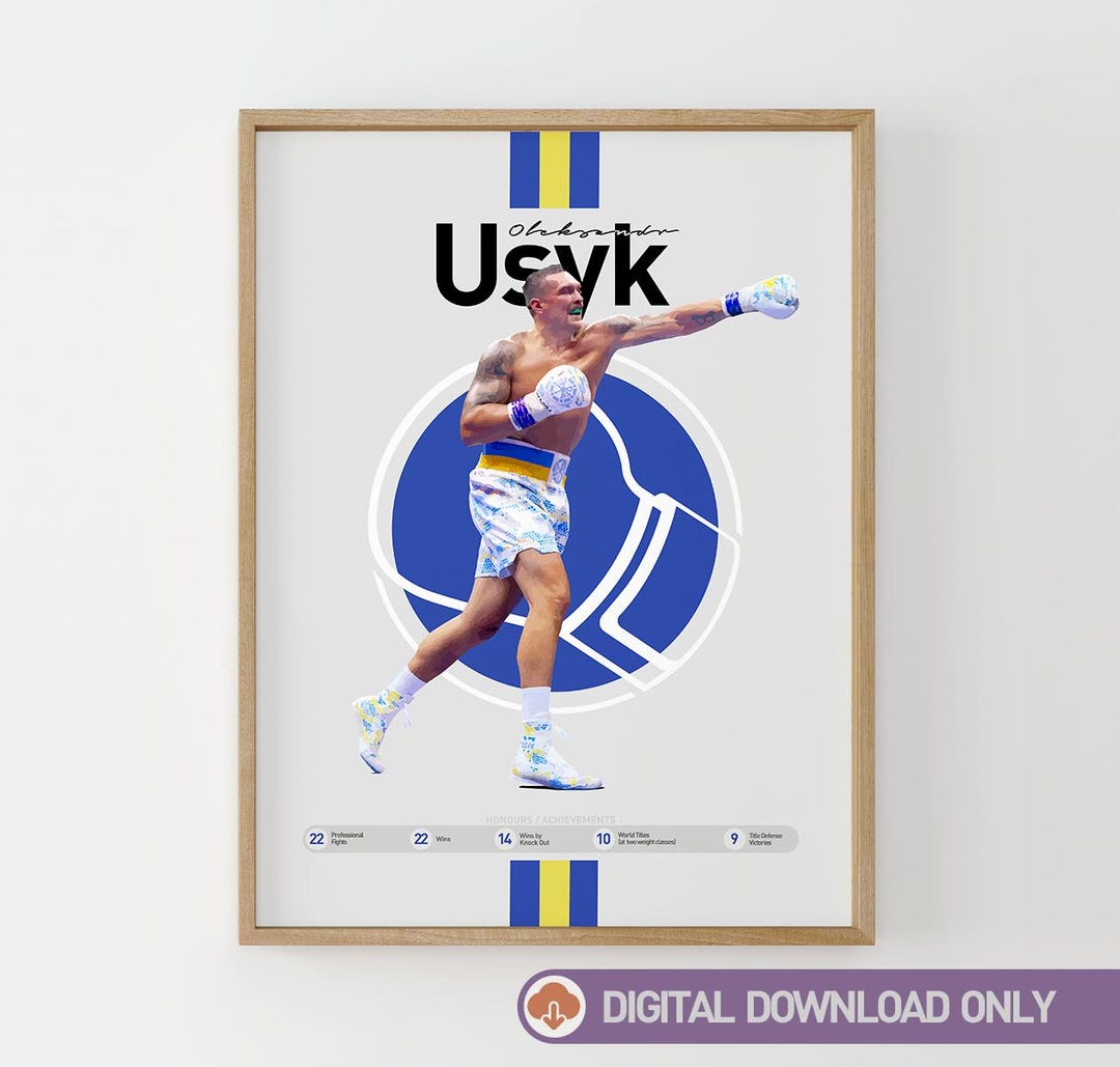 Oleksandr Usyk Inspired Art, Digital Download, Oleksandr Usyk Print ...