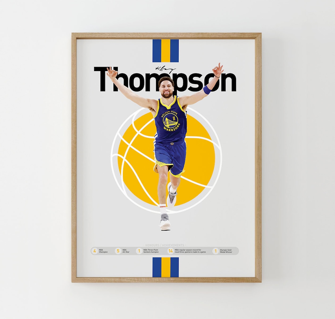 Klay Thompson Poster Klay Thompson Print Minimalist Poster - Etsy