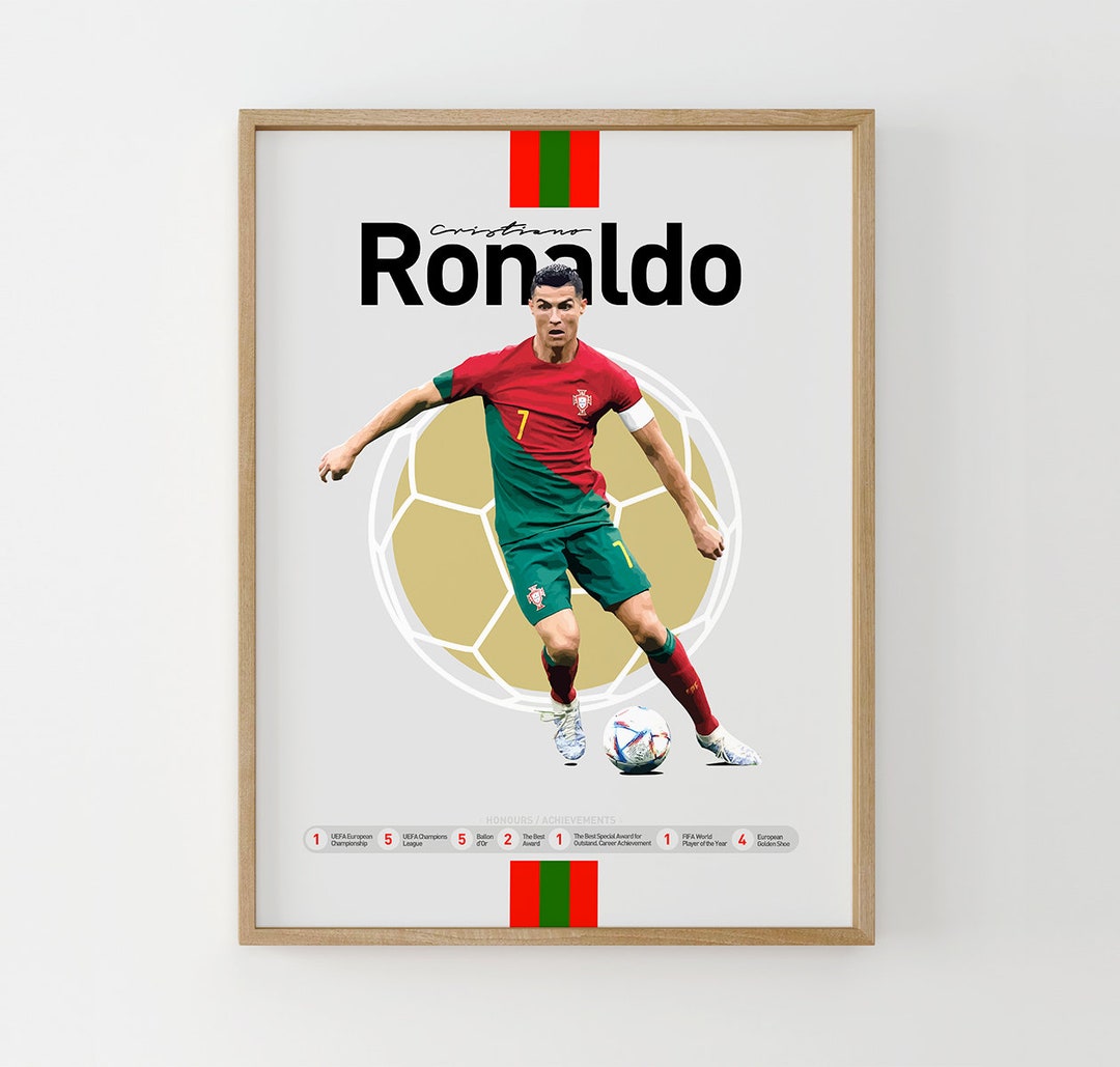 Cristiano Ronaldo Portugal Print CR7 Print Cristiano Ronaldo - Etsy