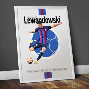 Robert Lewandowski Poster, Digital Download, Lewandowski Print ...