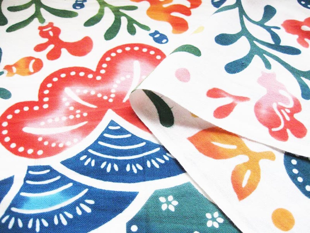 BINGATA Flower Island Tenugui Art, Tea Towel, Versatile Cotton Cloth ...
