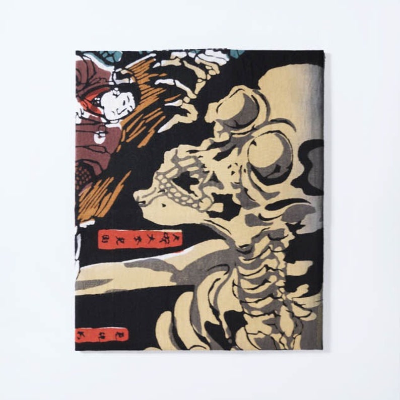 Kuniyoshi Utagawa Ukiyoe Tenugui, Gasha Dokuro, Takiyasha the Witch and ...