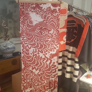 Japanese Hinoki Wood Tenugui Art Display Hanger for Wall Scrolls and ...