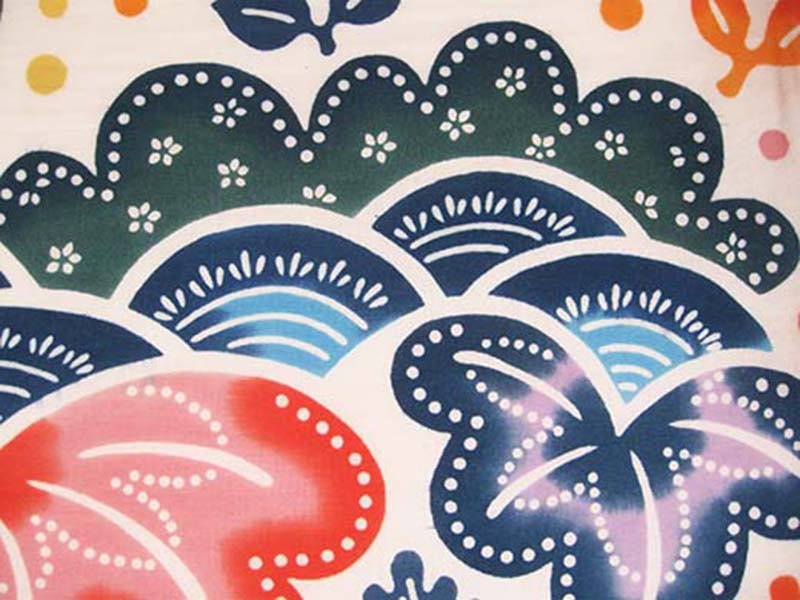 BINGATA TENUGUI japanese Traditional Towel FLOWER Island - Etsy India