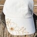 The Harper Hand Burned Custom Hat - Etsy