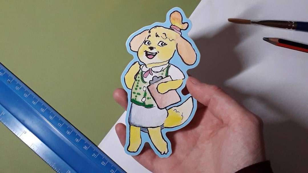Isabella Animal Crossing Sticker - Etsy