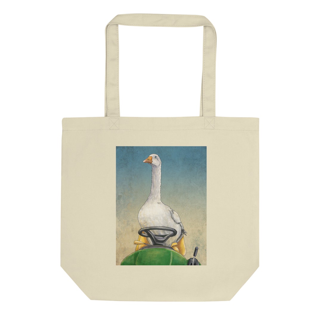 Embden Goose Eco Tote Bag Embden Goose Grocery Bag Organic Goose Tote ...