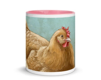 Chicken Coffee Mug Cute Chicken Gift Chicken Lover Gift for - Etsy