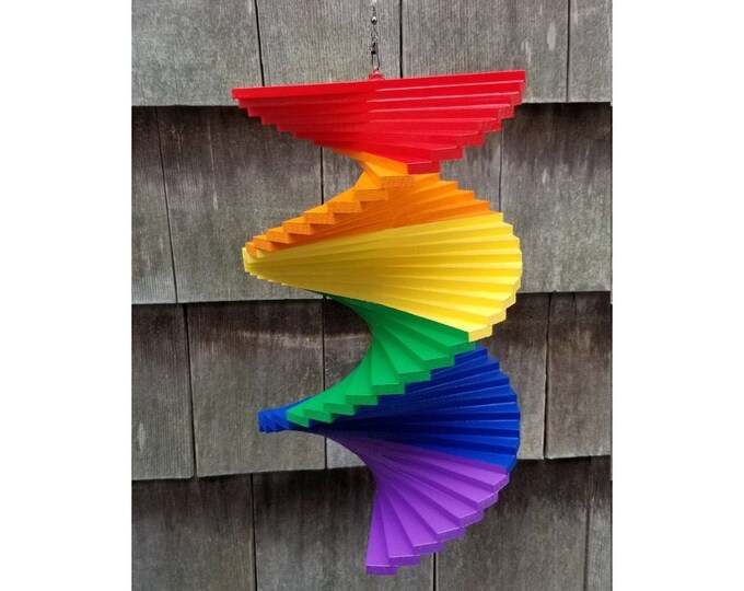 Vintage Wind Wriggles Plastic Wind Spinner Rainbow Colors Made in ...