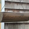 Hanging Rustic Half Moon Bucket Bowl Style Garden Indoor Outdoor ...