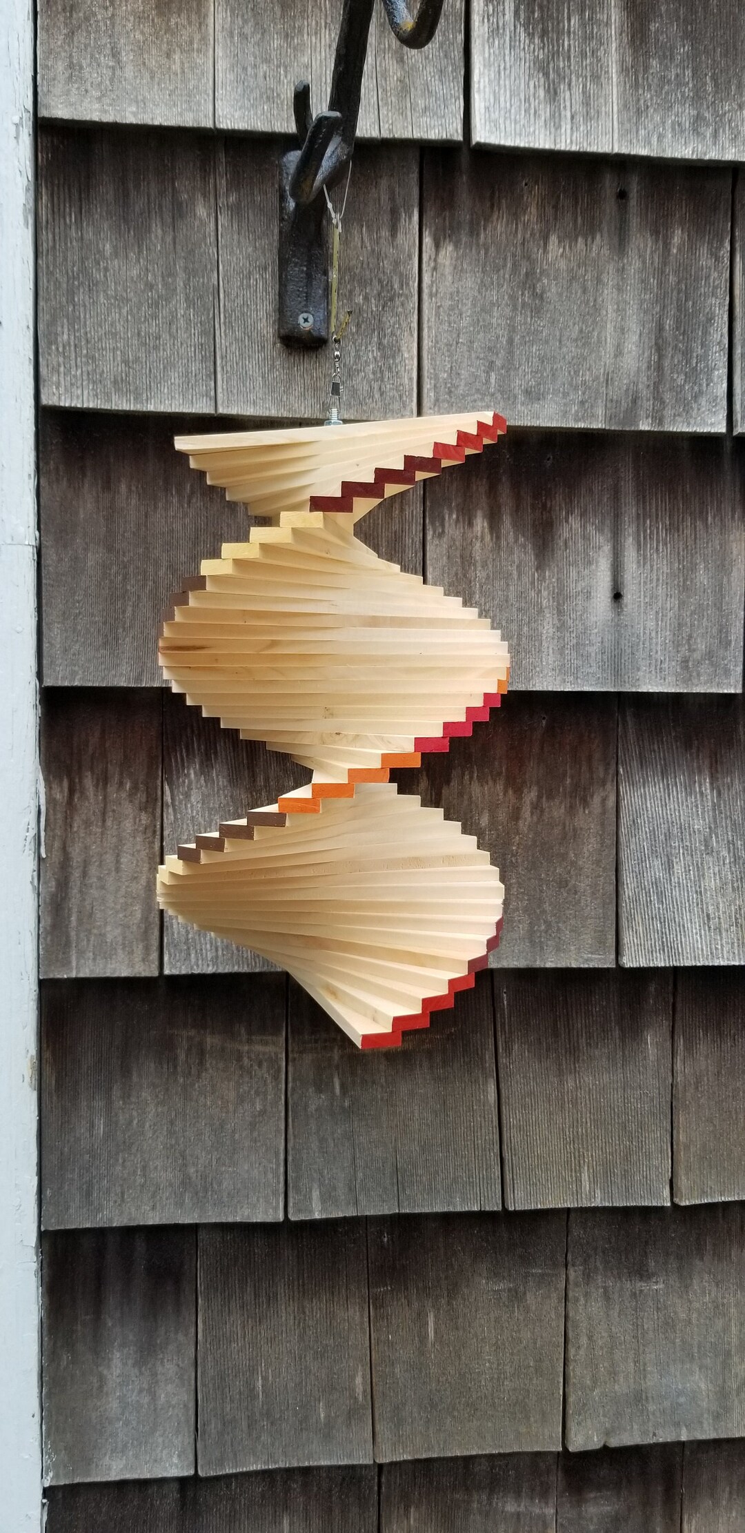 Fall Autumn Leaf Leaves Colors Painted End Wooden Wood Spinner - Etsy