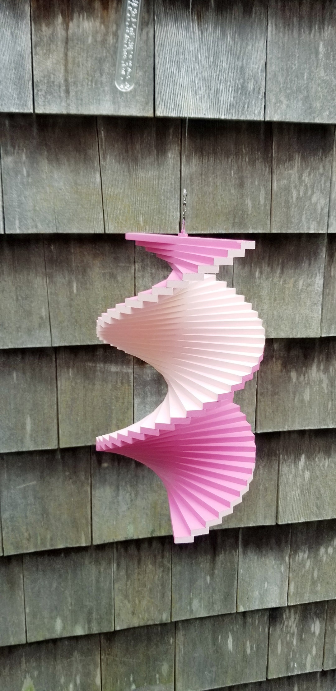 Light and Dark 2 Tone Barbie PINK Hanging Garden Outdoor Yard Twister ...