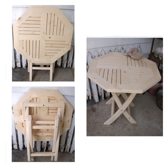 Octagon Folding Fold up Hexagon Natural Porch Patio Sunroom | Etsy