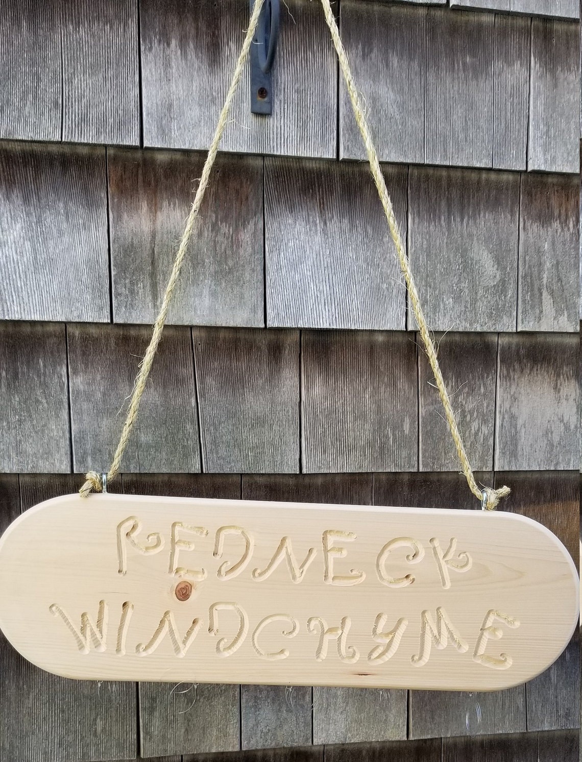 Hanging Redneck Beer Can Handcrafted Carved/etched Stained - Etsy