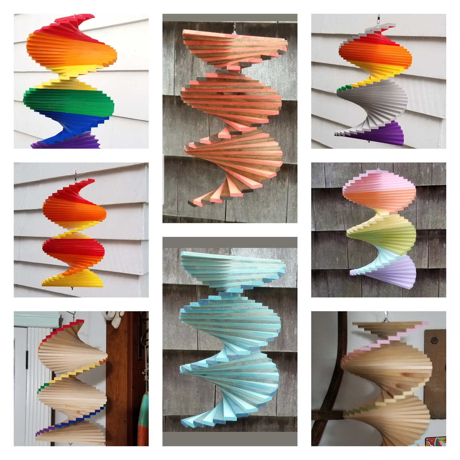 Wooden Wood Yard Tree Spinner-put Together Yourself Kit- - Etsy