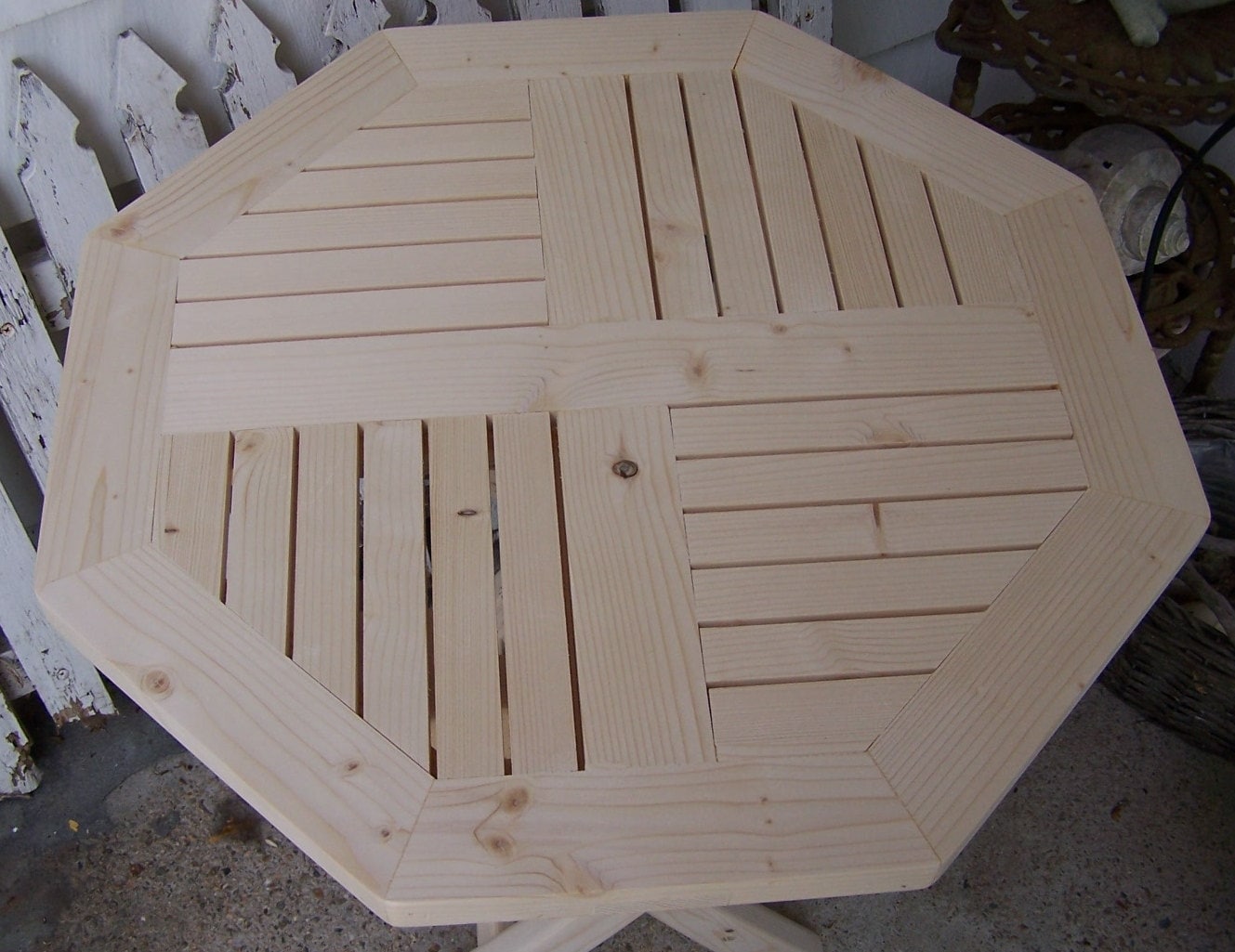 Octagon Folding Fold up Hexagon Natural Porch Patio Sunroom | Etsy