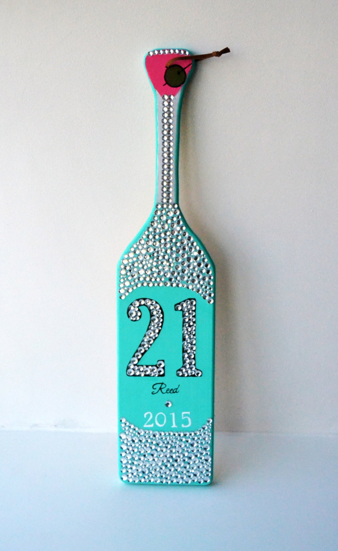 Sequined 21st Birthday Paddle - Etsy