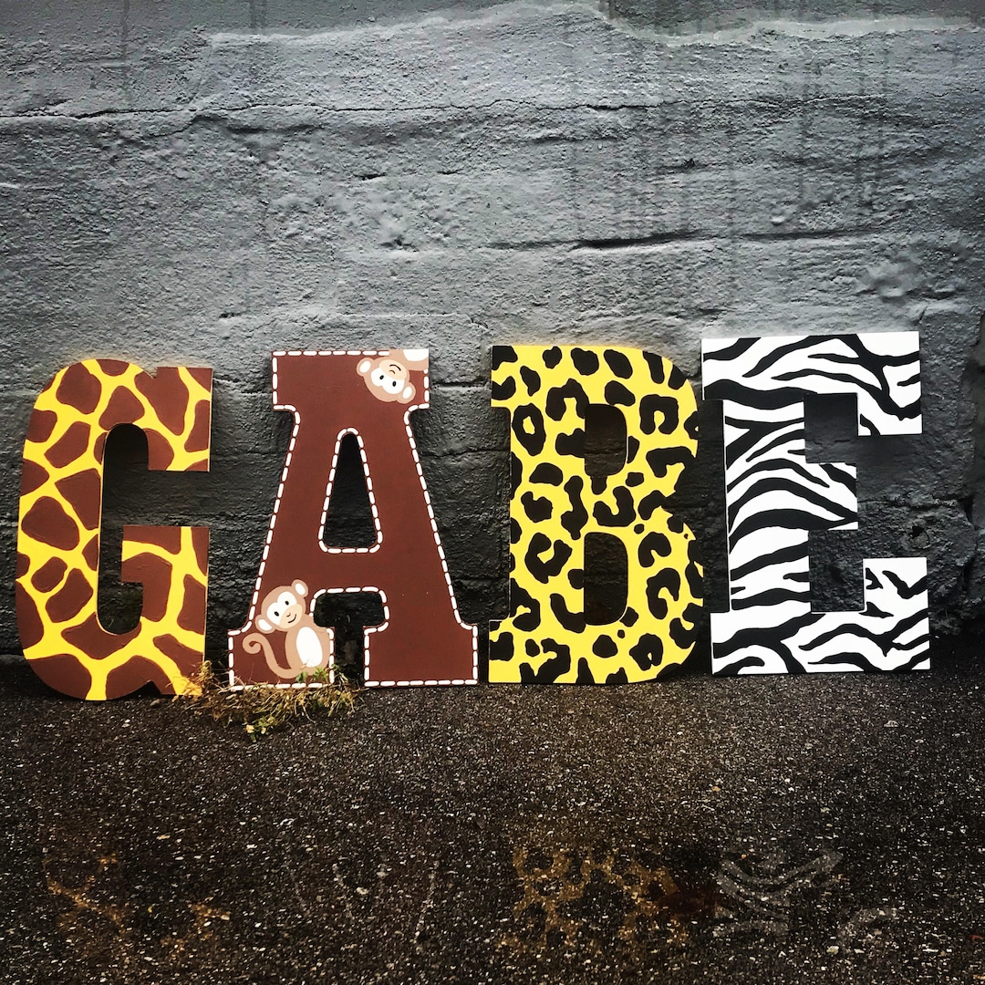 Custom Create Your Own Name Painted Letters - Etsy