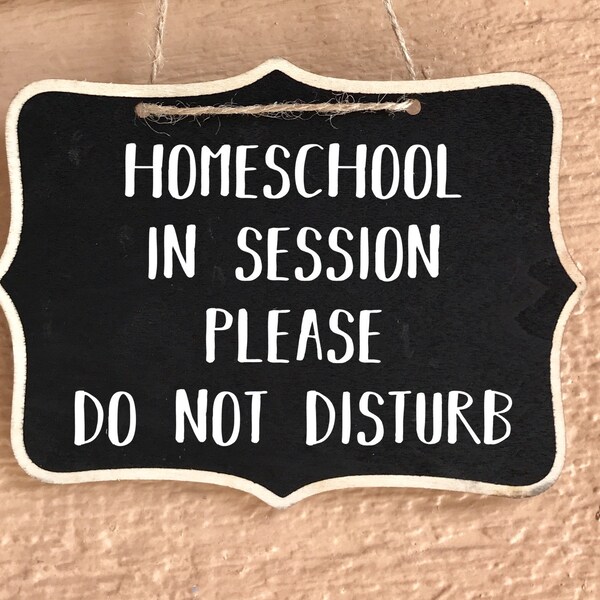 Homeschool Do Not Disturb Sign - Etsy