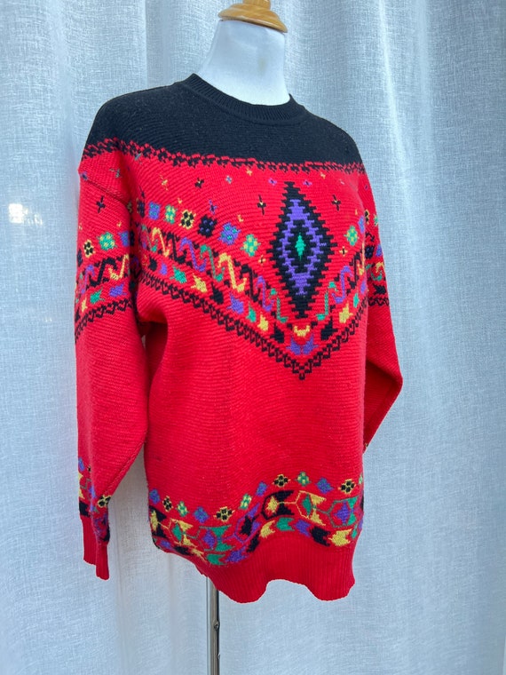 Vintage oversized aztec crewneck - Gem
