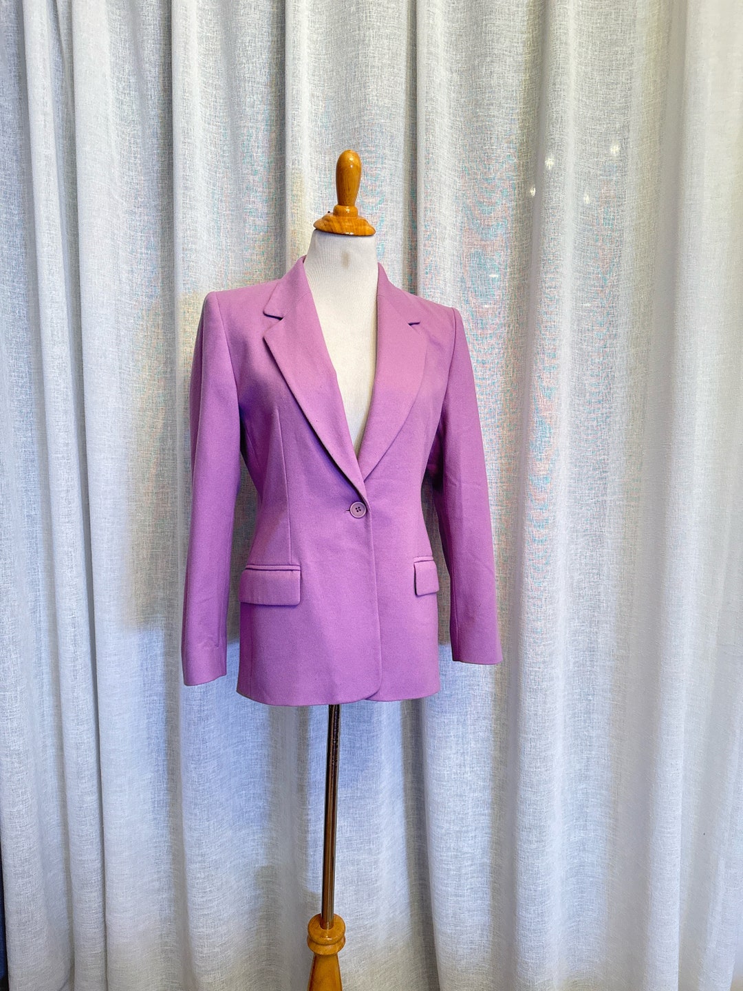 PENDLETON Lilac Purple Virgin Wool Blazer - Etsy