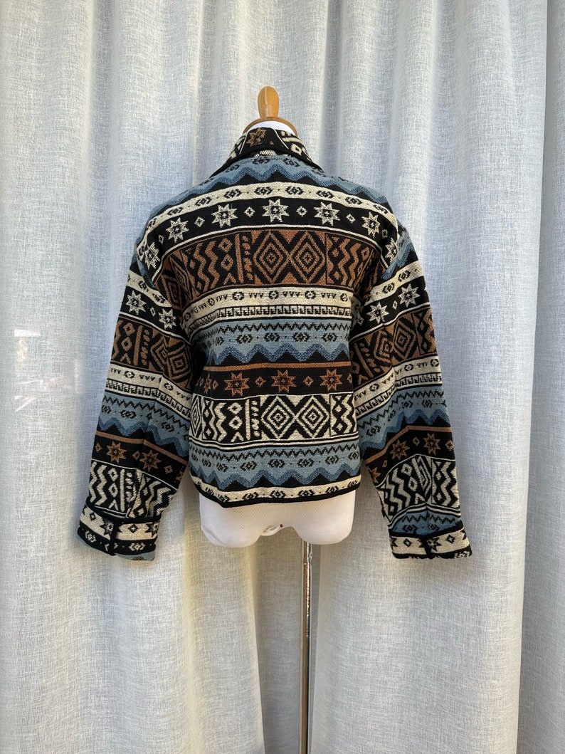 Flashback Ethnic Pattern Woven Tapestry 100% Cotton Jacket Blazer. - Etsy