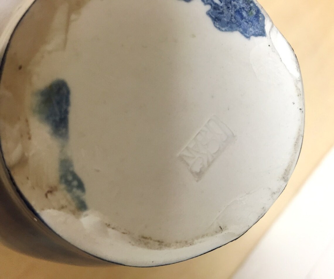 Rick Urban Pottery Vase in Blue Colors 9'' - Etsy